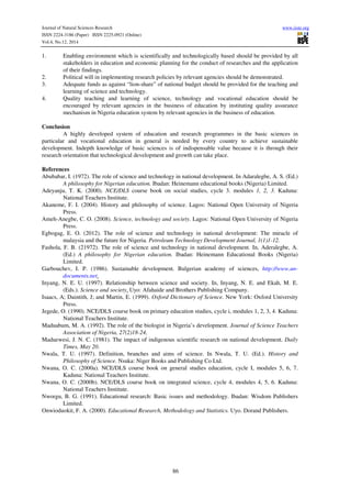 Scientific and technological researches | PDF