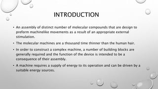 Scientific background of molecular machine | PPT