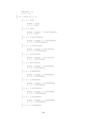Scientific calculator project in c language | PDF