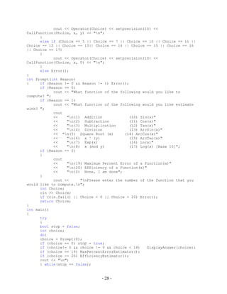 Scientific calculator project in c language | PDF