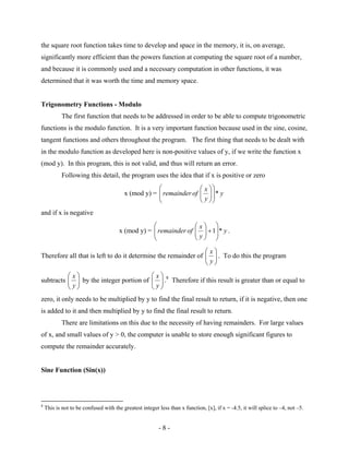 Scientific calculator project in c language | PDF