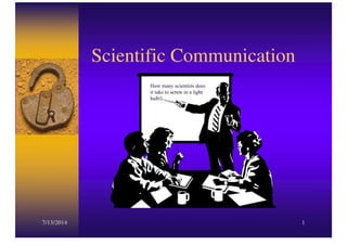 Scientific Communication | PDF | Science