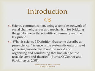 Scientific communication | PPTX