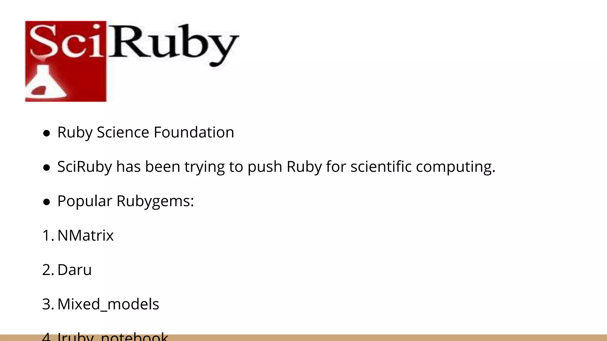 Scientific computing on jruby | PPTX