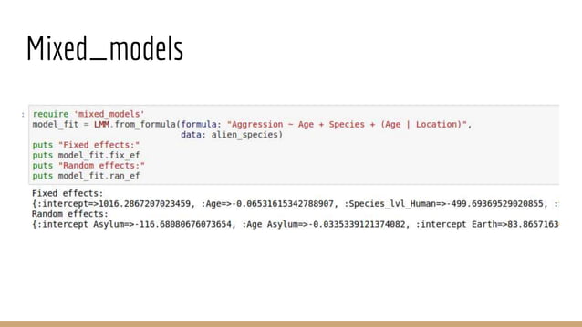 Scientific computing on jruby | PPT