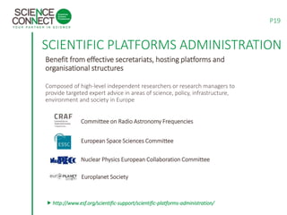 Scientific cooperation esf mah final | PPTX