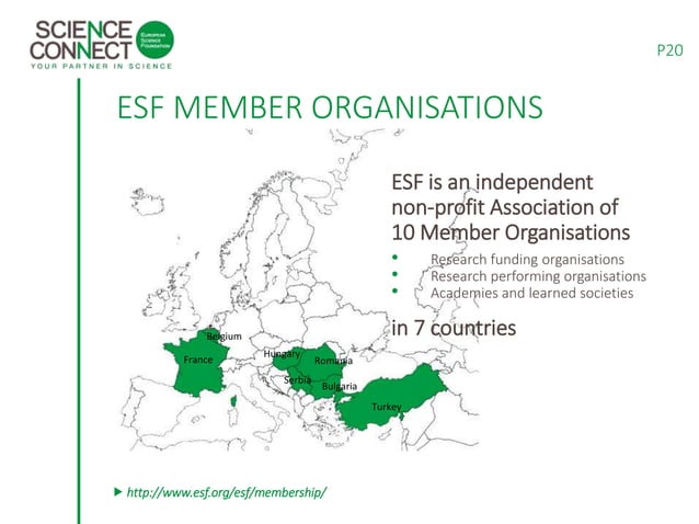 Scientific cooperation esf mah final | PPT
