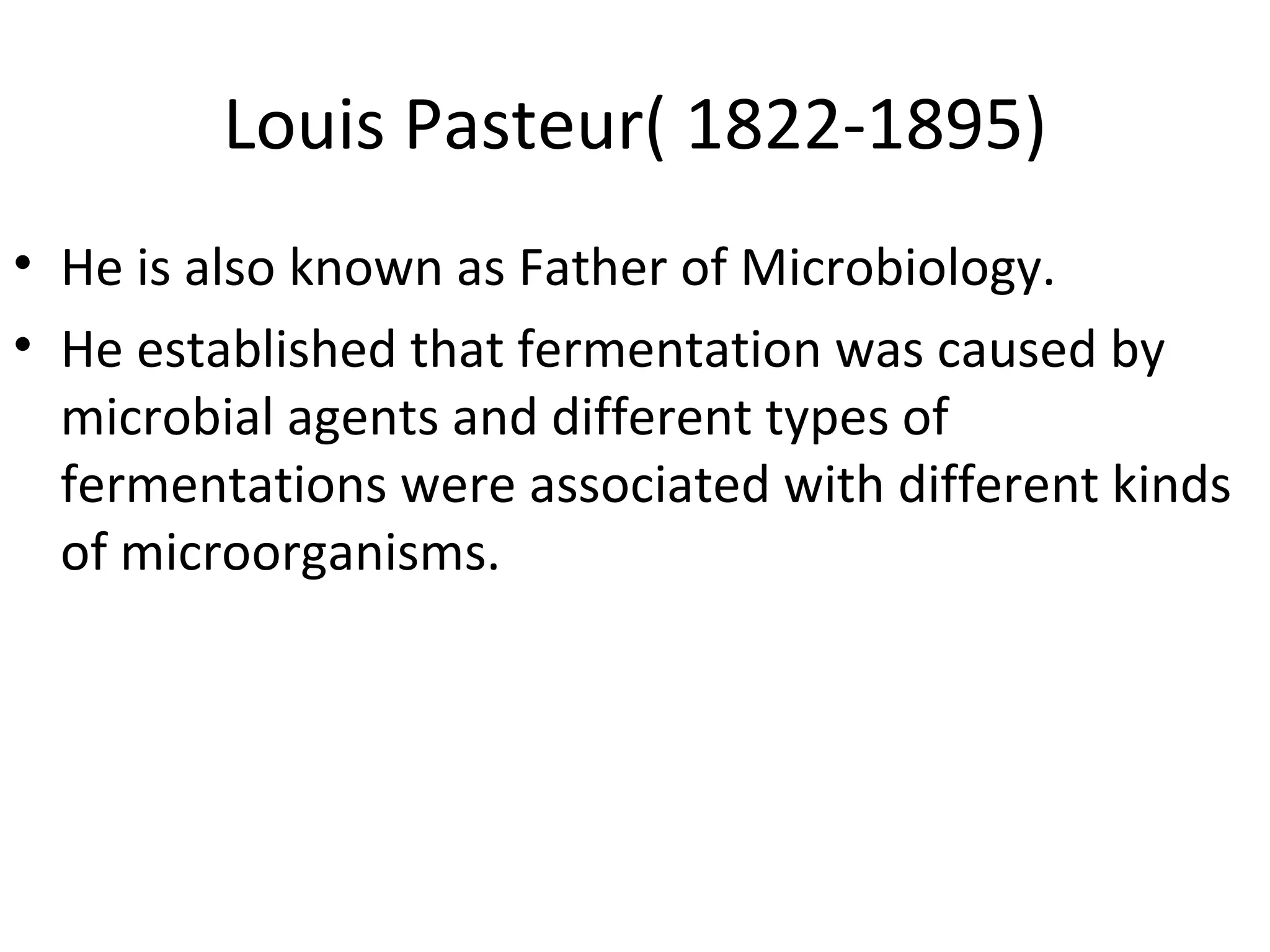 Scientific development of microbiology | PPT