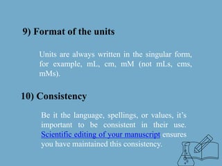 Scientific Editing Tips | PPTX | Desktop Publishing | Computer Software and Applications