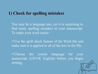Scientific Editing Tips | PPTX