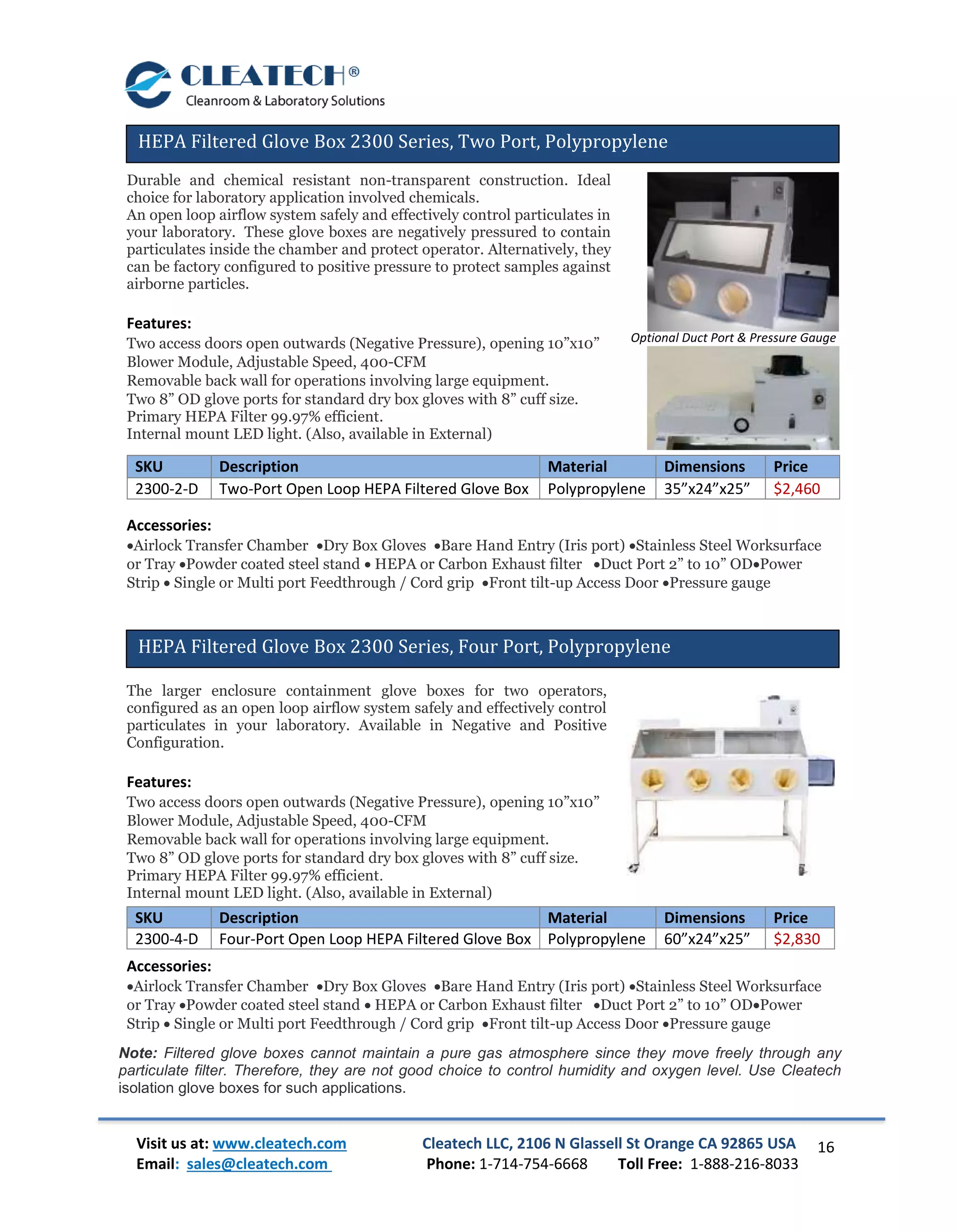 Scientific equipment lab & cleanroom furniture clea tech llc | PDF