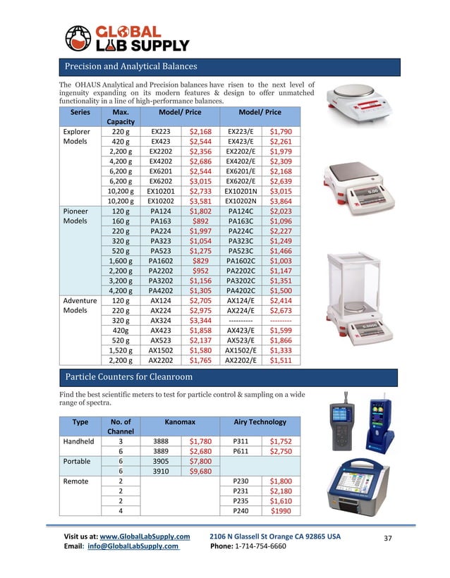 Scientific equipment lab & cleanroom furniture global lab supply | PDF
