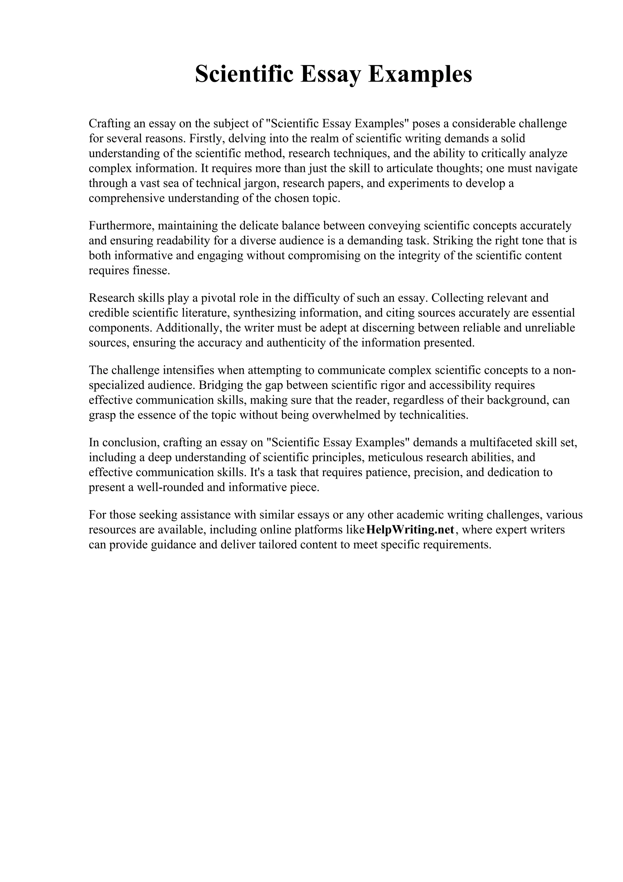 Scientific Essay Examples.pdf