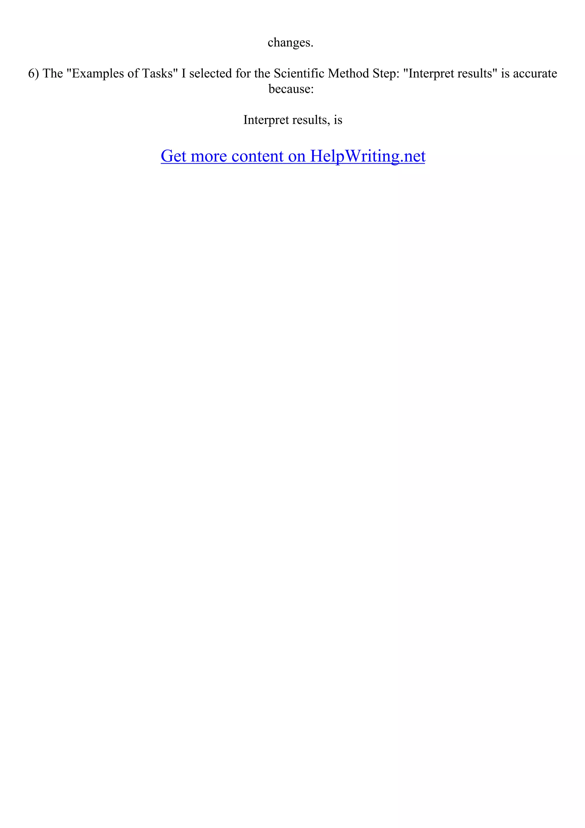 Scientific Essay Sample | PDF