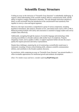 Scientific Essay Structure.pdf