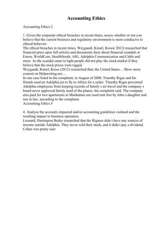 Scientific Essay Structure | PDF