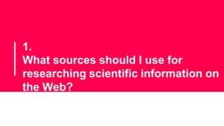 Scientific information sources | PDF