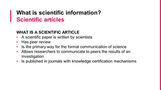 Scientific information sources 2016 | PDF