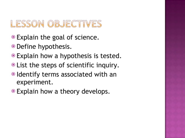 Intro to Scientific Inquiry | PPT | Science
