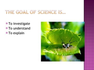 Intro to Scientific Inquiry | PPT