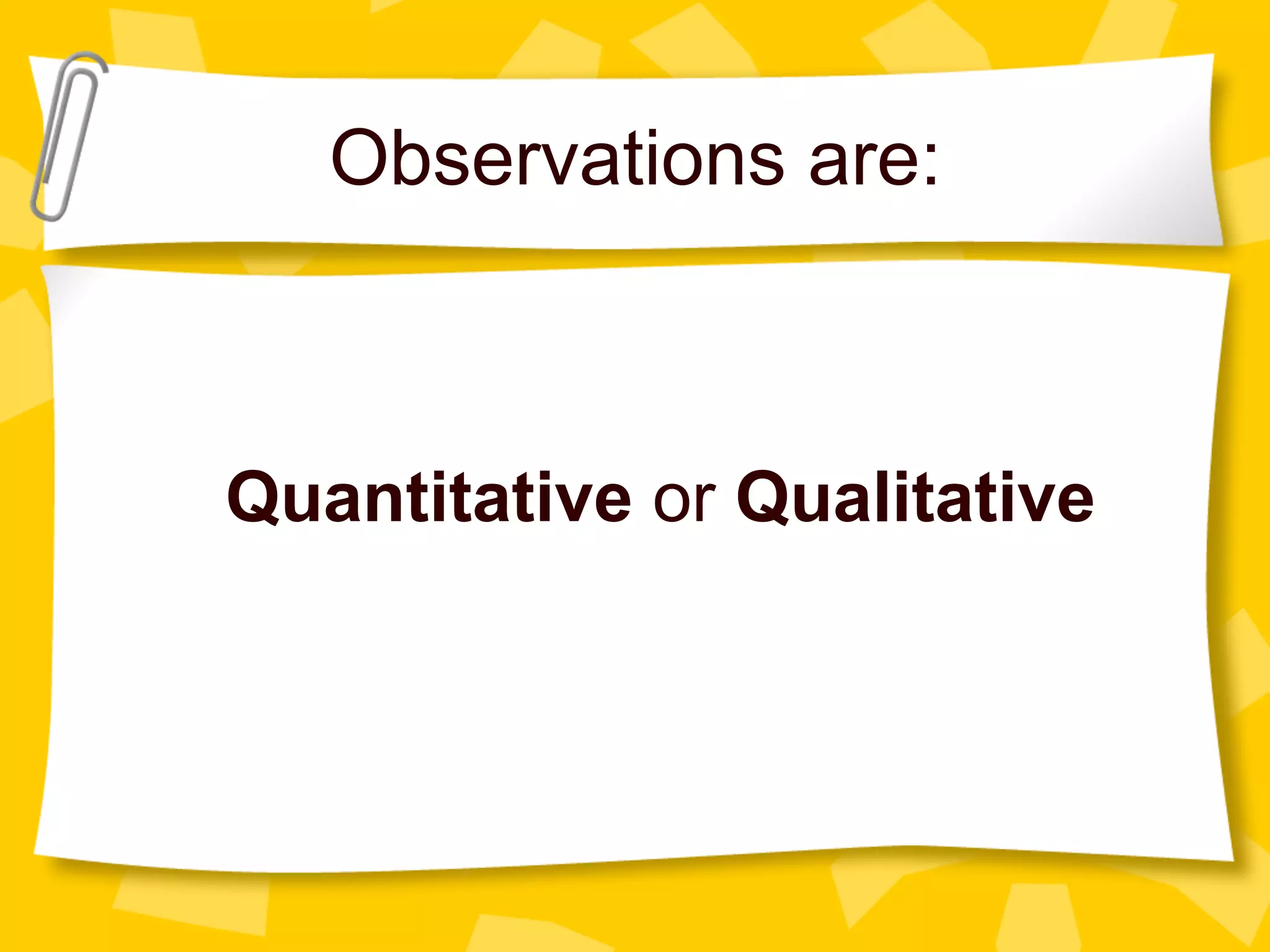 Scientific inquiry, observation vs. inference | PDF