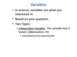 Scientific inquiry part 1 | PPTX | Physics | Science