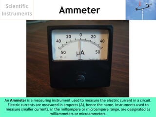 Scientific Instruments | PPTX