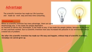 scientific invention , guyss here is ppt for scienctific invention | PPT