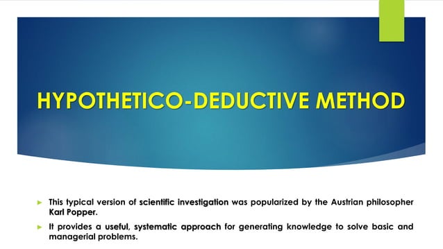 | Scientific investigation | Approaches to Scientific Investigation ...