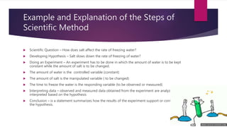 Scientific investigation | PPTX