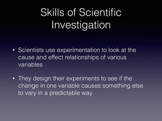 Conducting a Scientific Investigation in High School | PDF