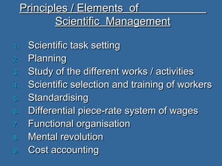 Scientific management | PPT