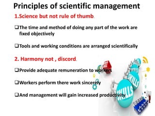 Scientific management | PPTX
