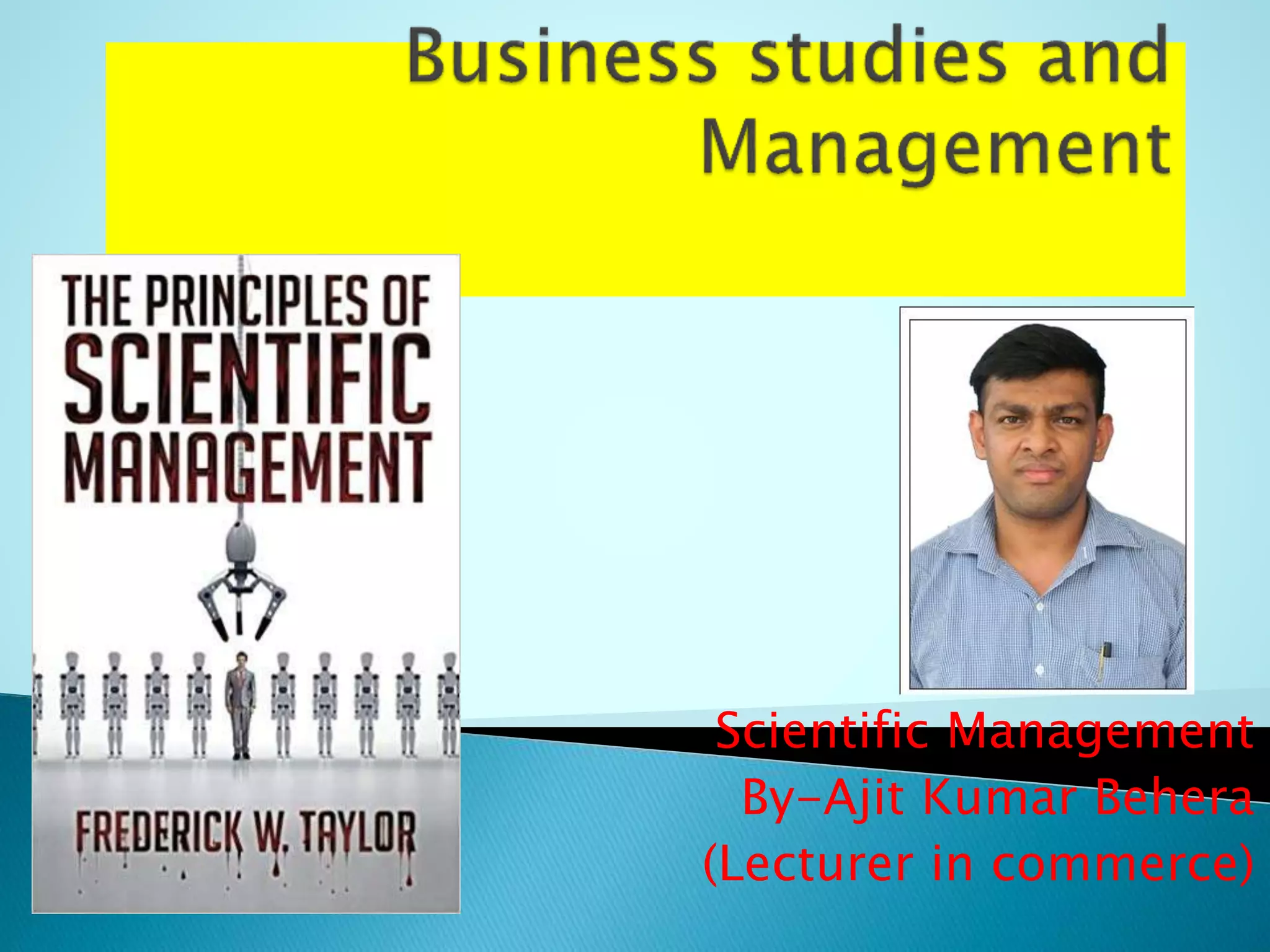 Scientific management | PPT