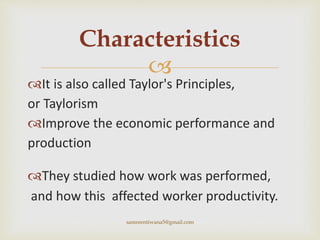 Scientific management | PPT