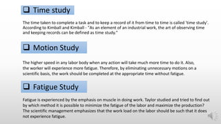 Scientific management Theory By FW Taylor | PPTX