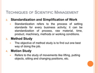 Scientific Management | PPTX