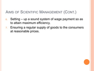 Scientific Management | PPTX