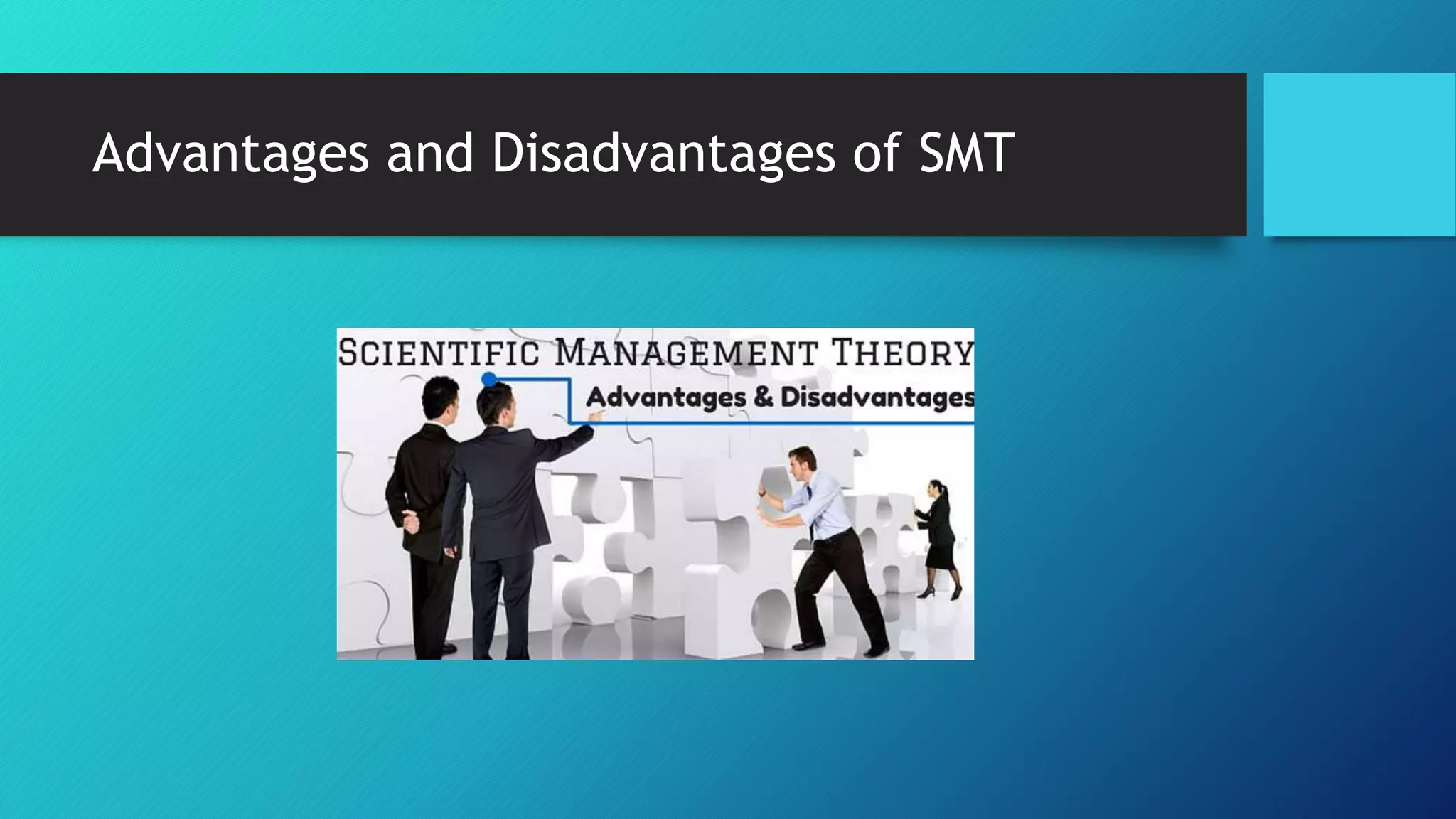 Scientific management theory | PPTX