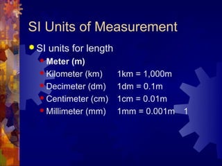 Scientific measurement | PPT