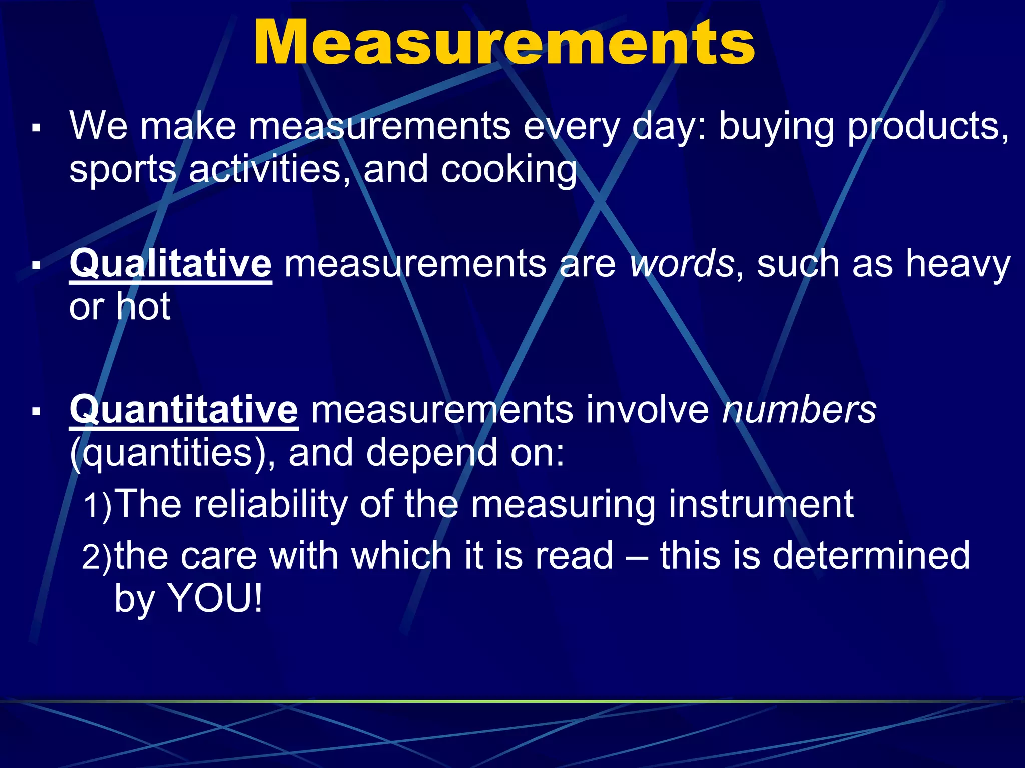 Scientific measurement (adapted) | PPT