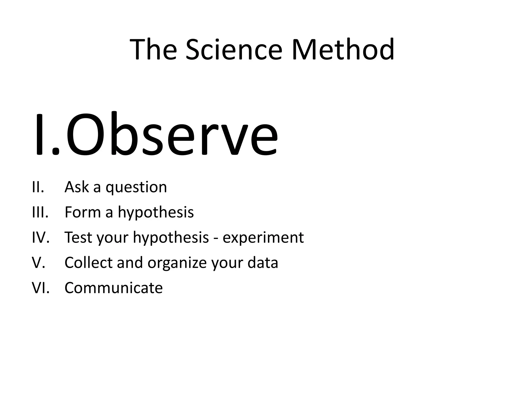 Scientific Method | PPT