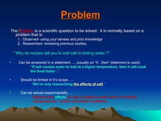Scientific Method | PPT | Physics | Science