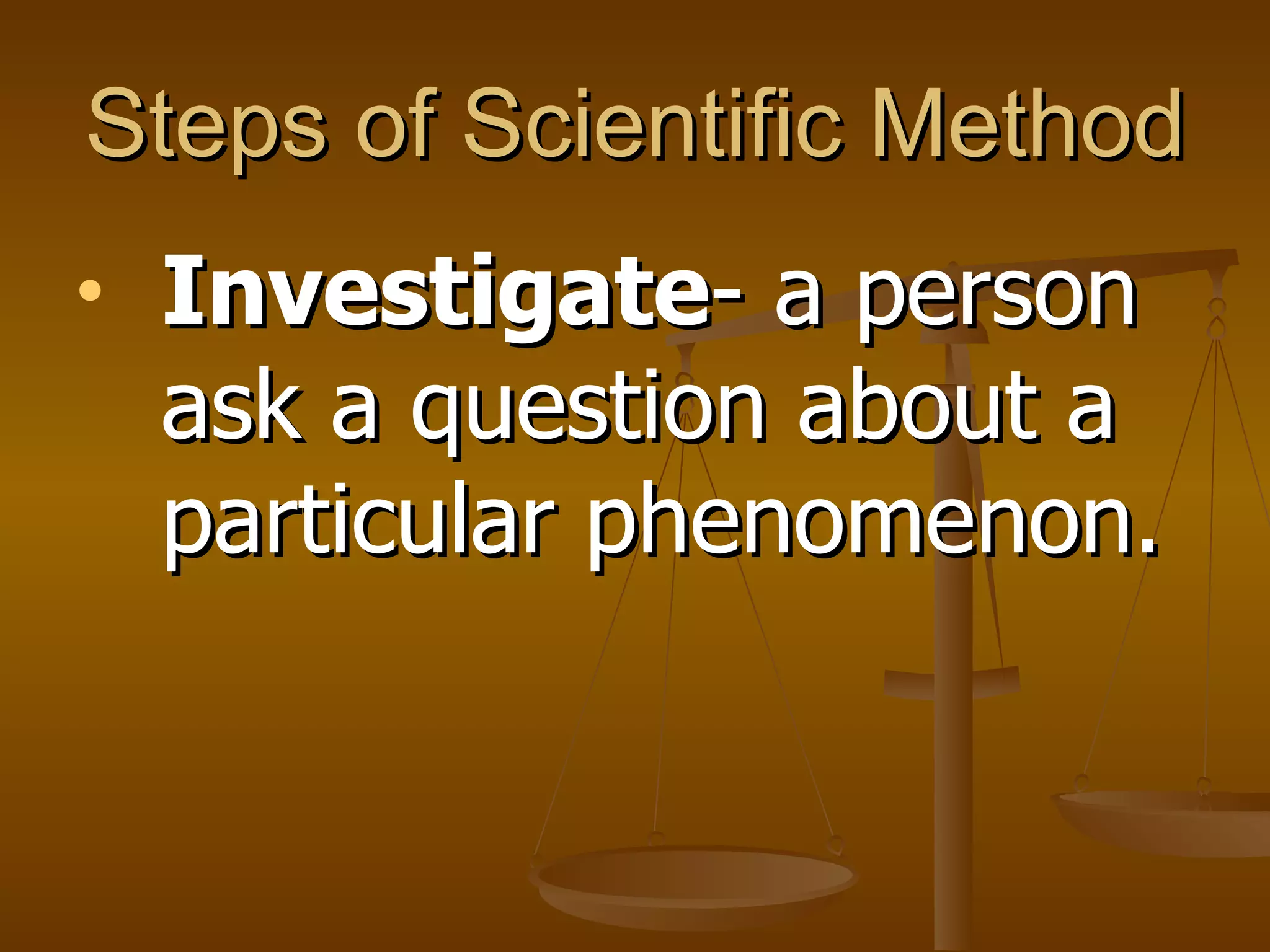 Scientific method | PPT