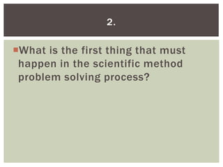 Scientific method | PPT