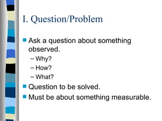 Scientific Method | PPT | Science