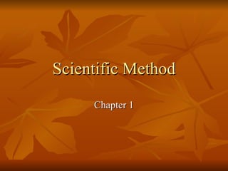 Scientific method | PPT