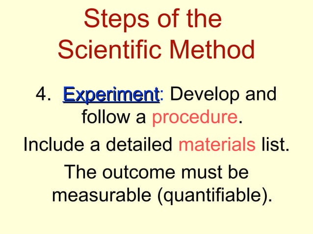 Scientific method | PPT