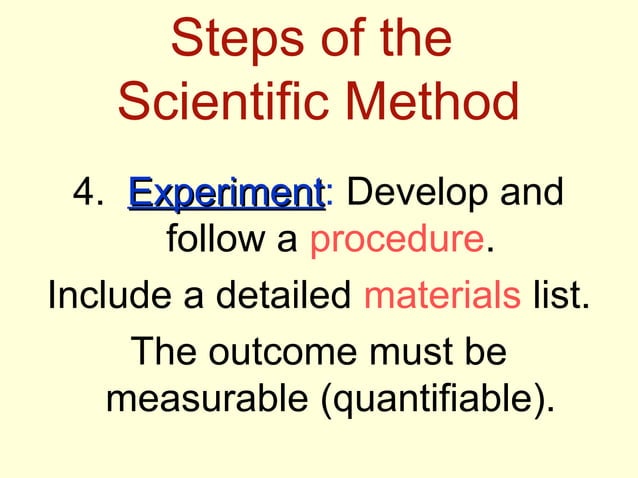 Scientific method | PPT