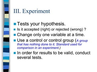 Scientific method | PPT